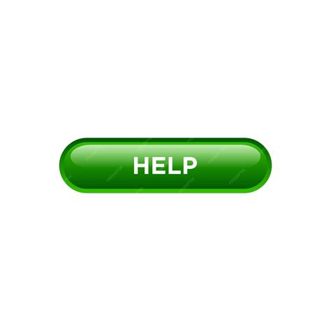 Premium Vector Help Button Website Vector Template