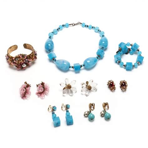 Miriam Haskell Suite And Additional Haskell Jewelry Lot Estate
