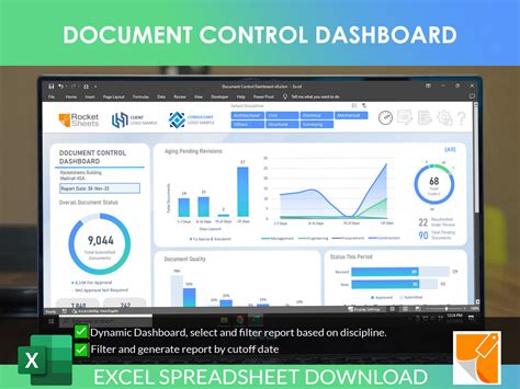 Document Control Dashboard Rocket Sheets