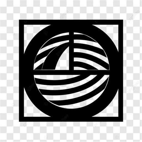 보트와 물결무늬가 있는 타원형 기호 벡터 흰색 배경에 있는 단순한 검은색 공기 흐름 아이콘 그림자 없음 작은 프레임 중앙