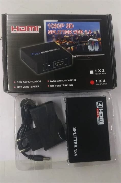 4 Channel Black ABS HDMI Splitter Box Female At Best Price In Mumbai ID 2851127442797