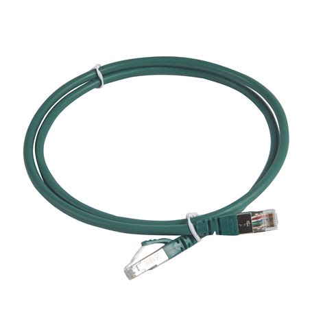 Patch Cord RJ45 Category 6A S FTP LSZH Green 1m 051866 3245060518660 LEGRAND