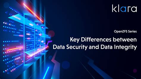 Openzfs Data Security Vs Data Integrity