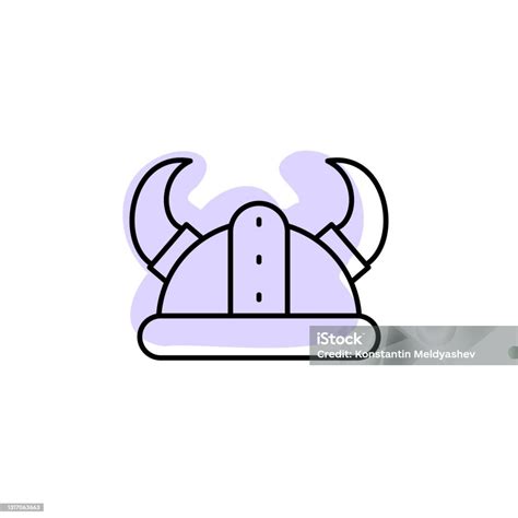 역사 세트의 색상 그림자 벡터 아이콘이 있는 역사 바이킹 모자 개념에 대한 스톡 벡터 아트 및 기타 이미지 개념 검은색 고전갑옷 Istock