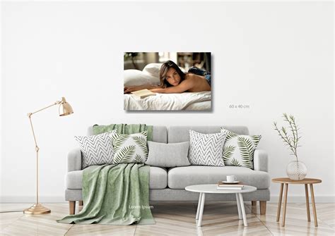 Canvas Acryl Poster Naakt Model Vrouw Naakt Etsy Nederland