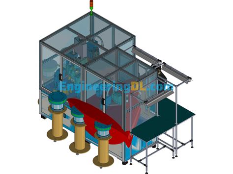 Multi Robot Assembly Equipment For Ring Components Creoproe 3d