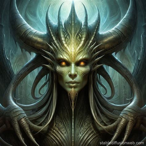 Hr Giger Inspired Monster Stable Diffusion Online