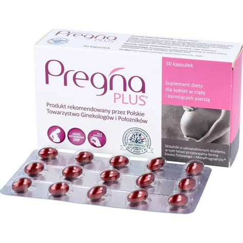 Pregna Plus 30 Kapsułek Opinie Skład I Cena ️ Apteka Nowa Farmacja