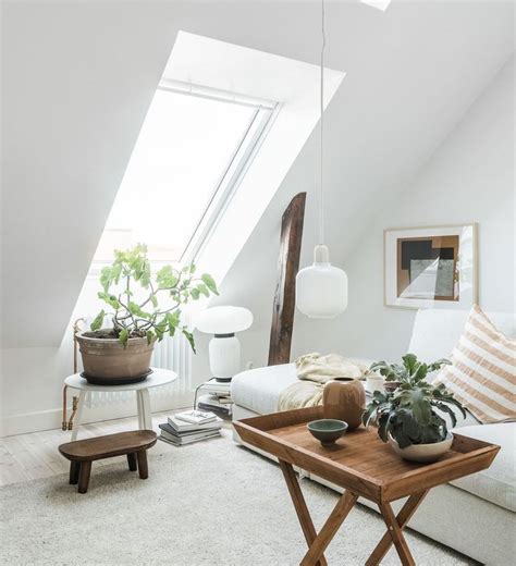 Fresh And Sunny Attic Studio COCO LAPINE DESIGN Simple Living Room