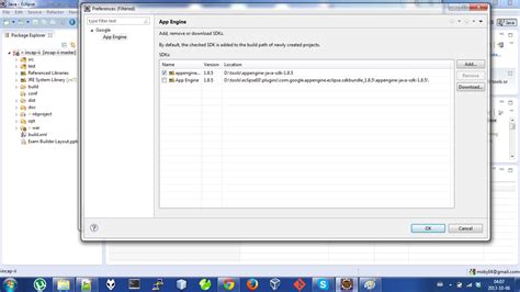 Importing Google App Engine App Java To Eclipse Stack Overflow