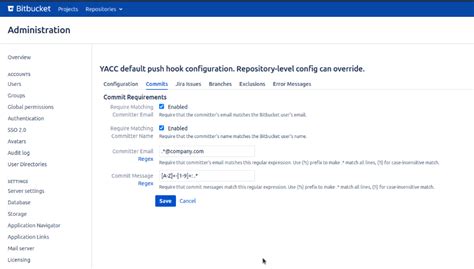 yet another commit checker atlassian marketplace