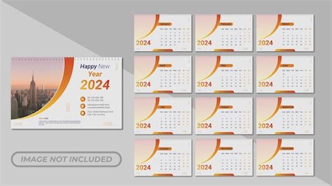 Premium Vector A Table Calender Design
