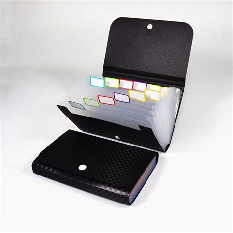 Small File Wallet Receipt Folder A6 Accordion Folder 7 Layer 13 Layer File Case Waterproof With