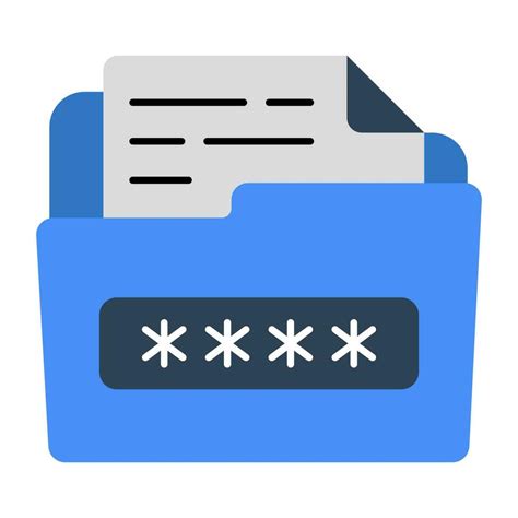 Premium Download Icon Of Folder Password 24167582 Vector Art At Vecteezy