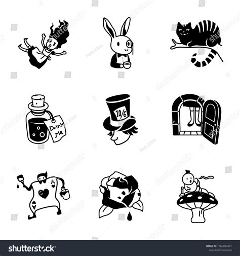 Alice In Wonderland Vector Vintage