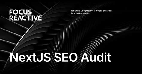 Nextjs Seo Audit Agency Focusreactive