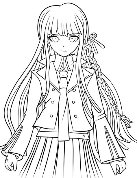 Kyoko Kirigiri Dallanime Danganronpa Coloring Pages Danganronpa Porn
