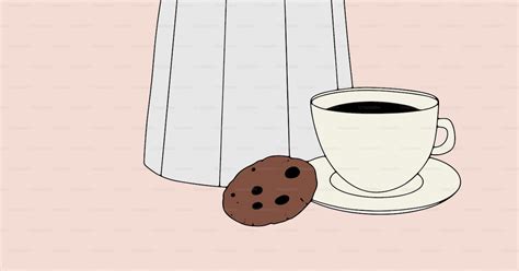 분홍색 배경에 커피 메이커와 쿠키 벡터 Unsplash의 갓 내린 커피 이미지