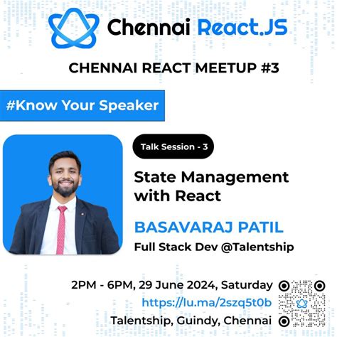 We Are Excited To Introduce Basavaraj Patil Full Stack Developer At Talentship As A Speaker At