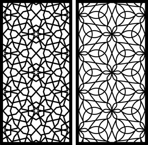 Geometric And Simple Pattern For Panel Background And Cutting Art 46429931 Vector Art At Vecteezy