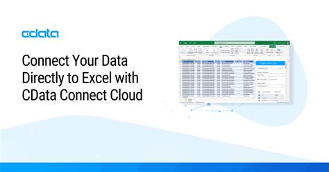 Connect Excel To Real Time Data From Anywhere With Cdata Connect Cloud