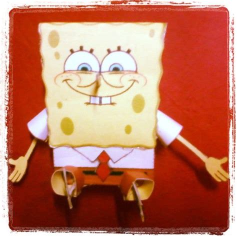 Spongebob Squarepants Papercraft 3 D