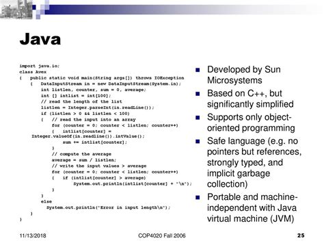 cop4020 programming languages ppt download