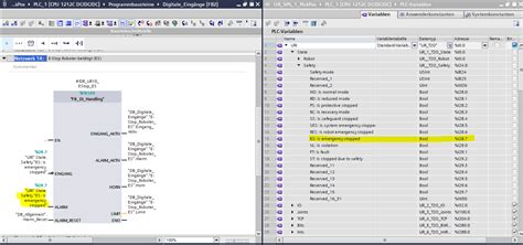 Protective Stop Enable Robot From Plc Technical Questions
