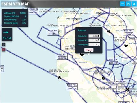 FSPM VFR Map V Flight Simulator Addon Mod
