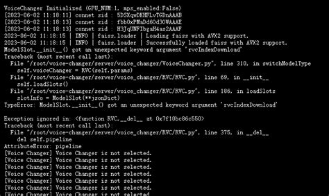 RVC Is Not Available In V 1 5 3 4 Issue 281 W Okada Voice Changer GitHub