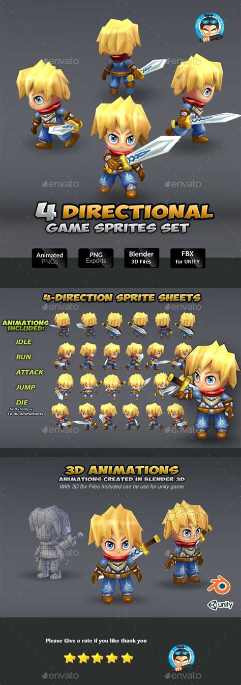4 directional game character sprites game character sprite game