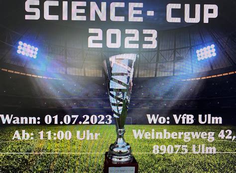 Science Cup Mit Rekordanmeldung VfB Ulm