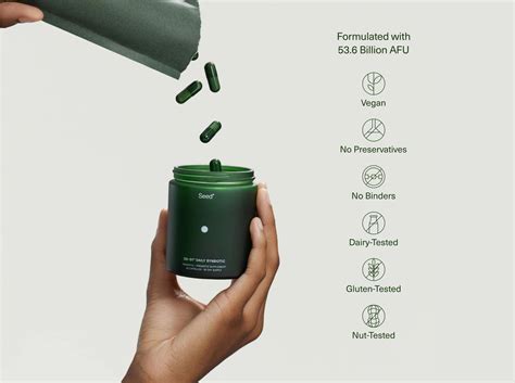 Probiotics Supplements Packaging Biohacking