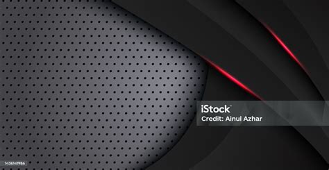 추상 라이트 레드 블랙 스페이스 프레임 레이아웃 디자인 기술 삼각형 개념 회색 텍스처 배경 Eps10 벡터 3차원 형태에 대한 스톡 벡터 아트 및 기타 이미지 Istock