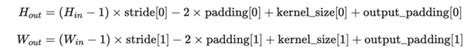 Nn Convtranspose2d的参数output Padding的作用 Cltt 博客园