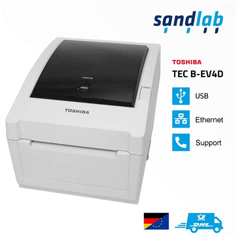 Toshiba Tec B Ev4d Thermodirekt Etikettendrucker Labelprinter Dhl