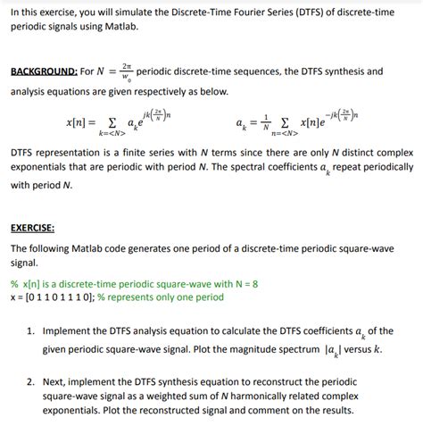 Solved In This Exercise You Will Simulate The Discrete Time Chegg