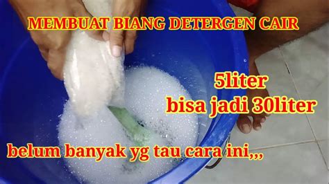 Cara Membuat Biang Detergen Cair Mudah Dan Murah Paul Kendal YouTube