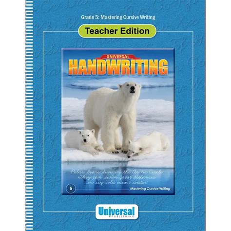 Grade 5 Mastering Cursive Teacher Edition Buy Cursive Writing Books