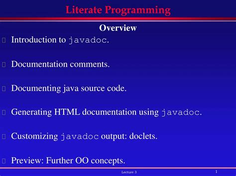 Ppt Literate Programming Powerpoint Presentation Free Download Id