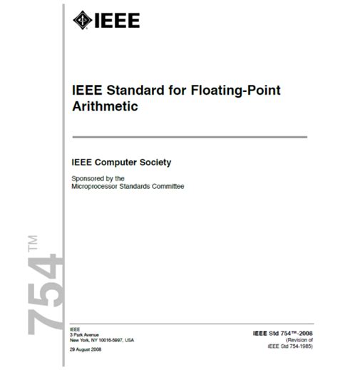 Ieee 754 百度百科