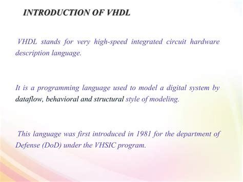 basic coding in vhdl coding ppt