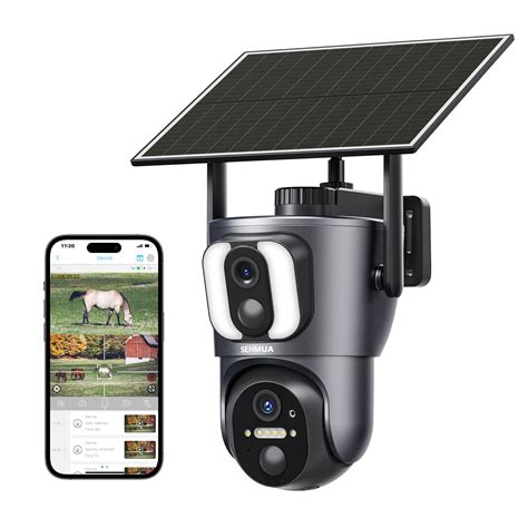 Conico 4g Lte Cellular Security Camera Solar Camera Outdoor Wireless