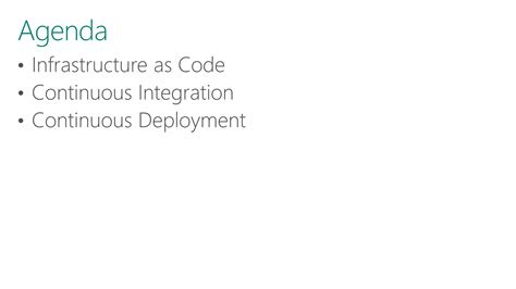 Devops Continuous Integration And Continuous Deployment With Microsoft And Open Source