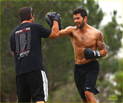 Photo Jesse Metcalfe Shirtless Park Workout Photo Just