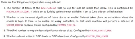 So In Your Example We Can See 2 Bits Being Used In The Side Set Bit Field