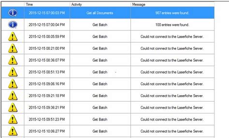 Could Not Connect To Laserfiche Server In Workflow Laserfiche Answers