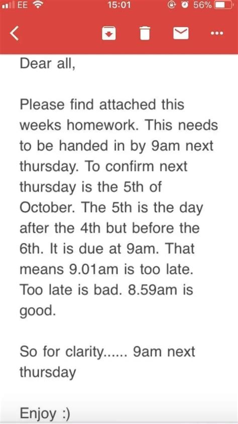 Always Proofread Your Emails To Teachers 22 Funny Professor Emails