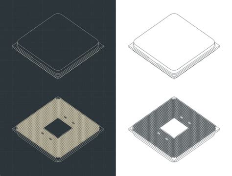Cpu Chiplet Over 9 Royalty Free Licensable Stock Vectors And Vector Art