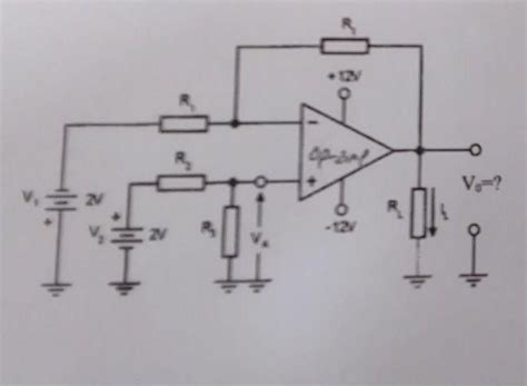 Find The Output Voltage Vo And The Load Current